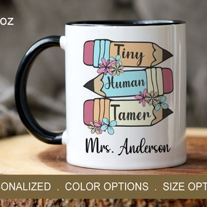 Personalized Teacher Gift Mugs Custom, Teacher's Gift Idea, Teachers ...