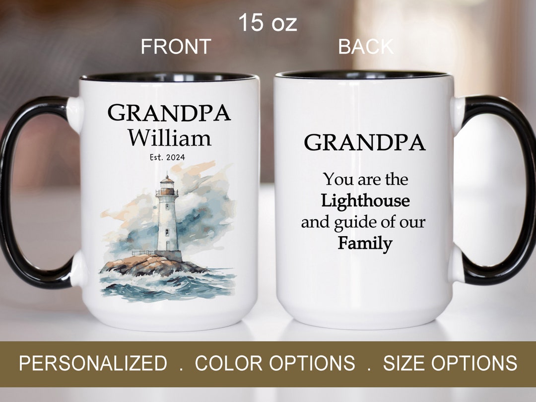 Personalized Grandpa Gift Ideas, Custom Grandpa Mug, Father's Day Gift ...