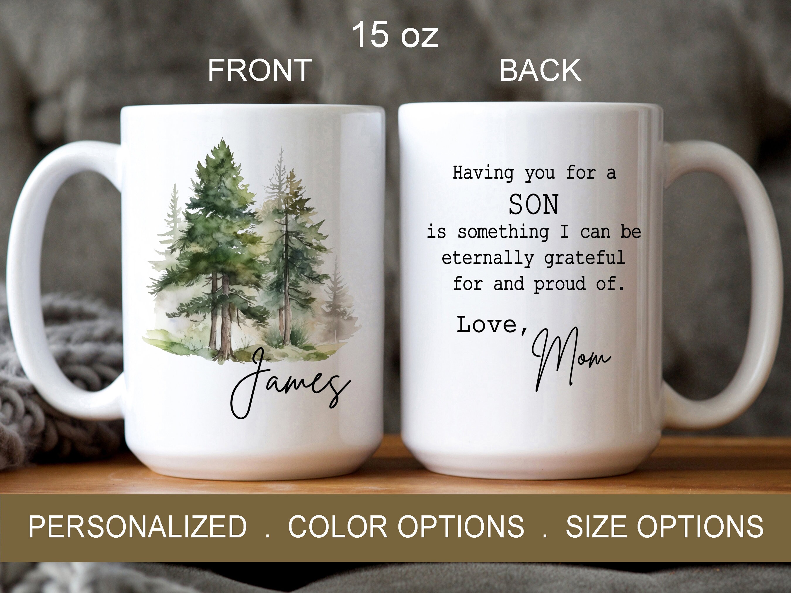 Custom Mug for Son, to My Son Mug, Son Gift Ideas, Son Gift From Mom ...