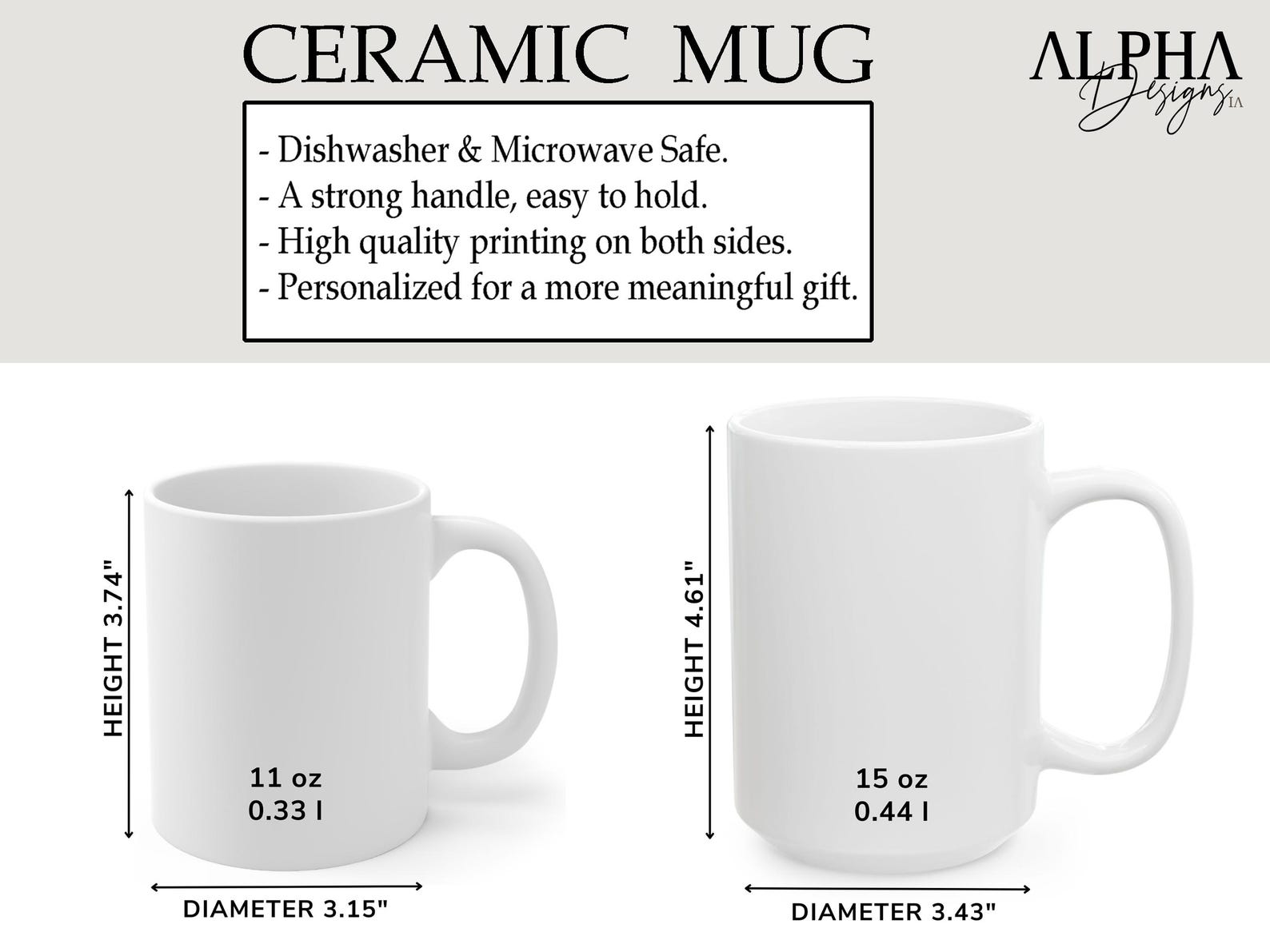 Personalized Daughter Mug, Custom Floral Mug for Her Birthday Gift ...