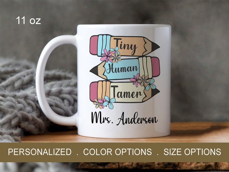 Personalized Teacher Gift Mugs Custom, Teacher's Gift Idea, Teachers ...