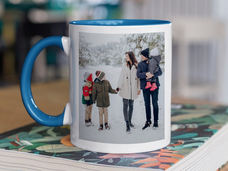 Custom Photo Mug, Personalized Mug With Your Photo and Text, Picture ...