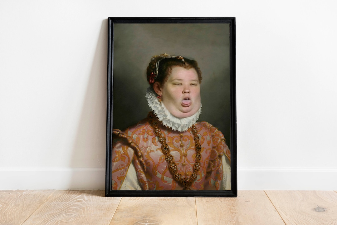 Funny Bathroom Poster, Funny Lady Poster,lady Smell Stinky Face Poster ...