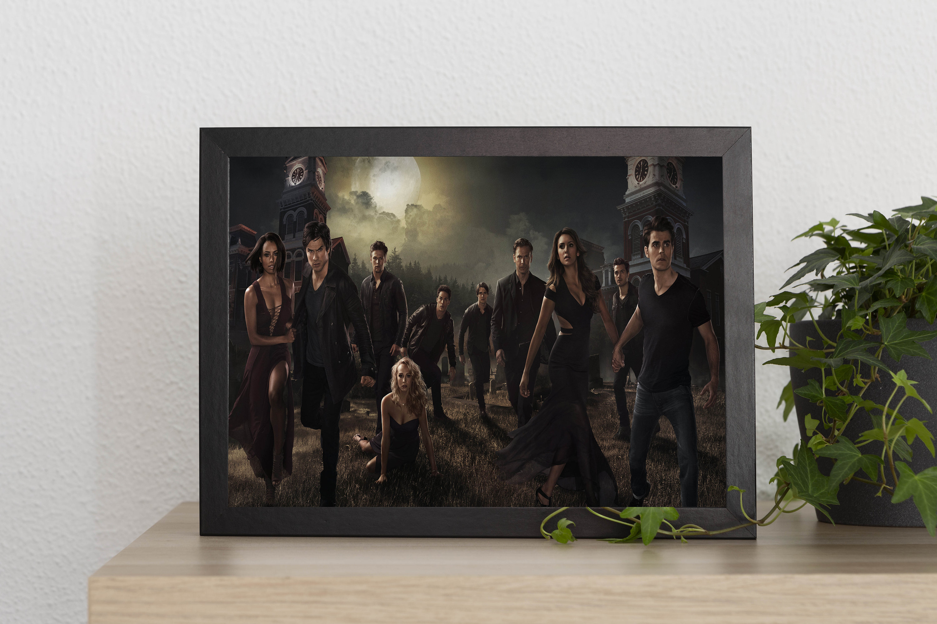 The Vampire Diaries Canvas Print: Retro TV Show Wall Art - Etsy