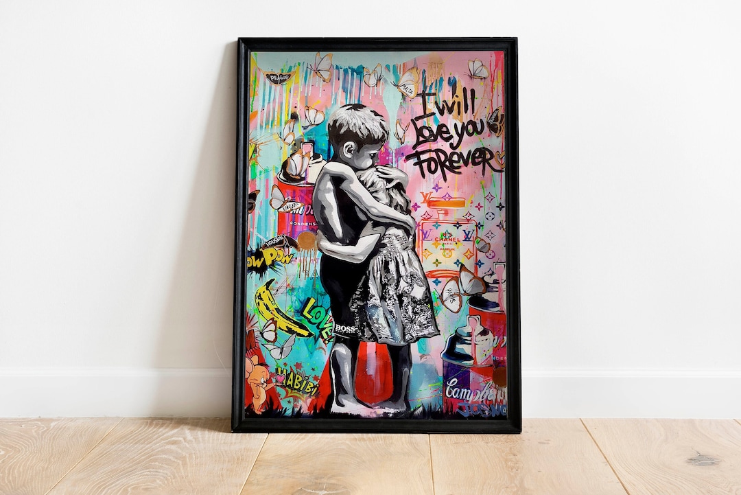 Graffiti Wall Art: "i Will Love You Forever" Street Art Print - Etsy