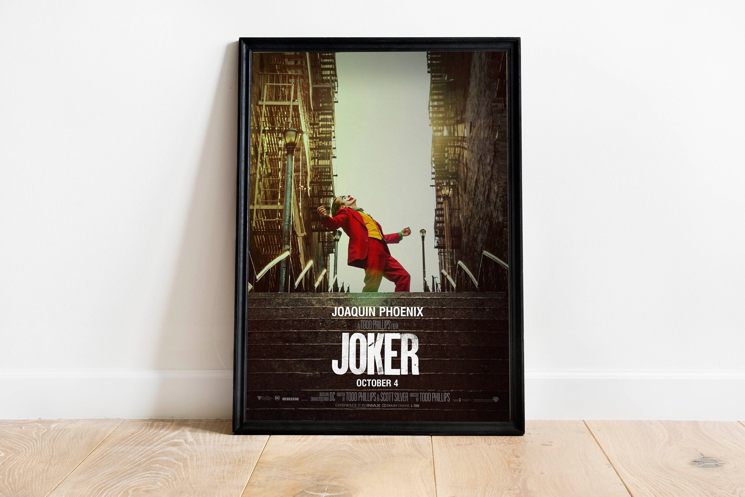 Joker Film Poster Wall Art Wall Decor - Etsy