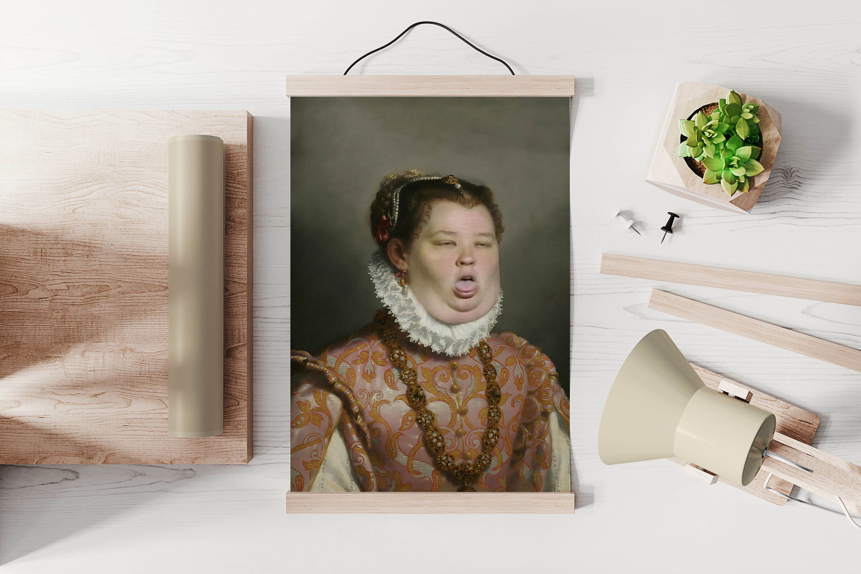 Funny Lady Stinky Face Bathroom Poster - Etsy