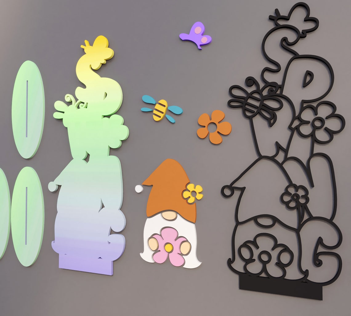 Spring Sign Laser Cut Files, Spring Sign, Easter Glowforge File, Easter ...