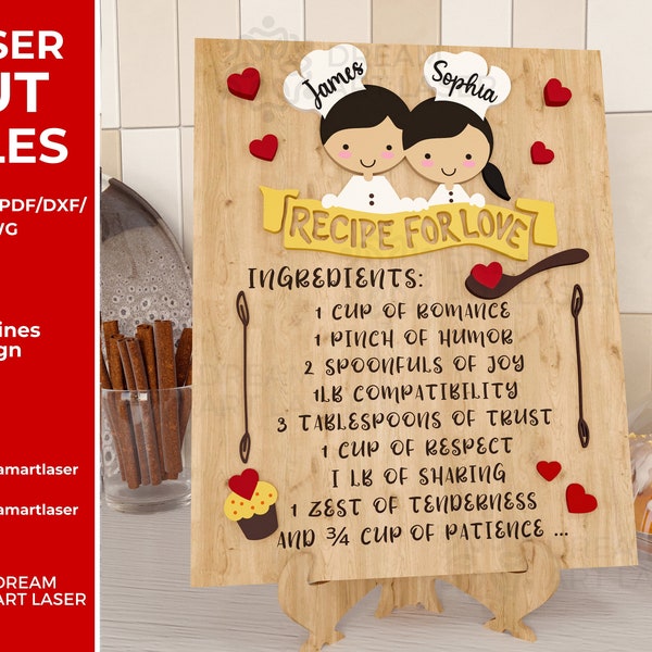 Recipe for Love - Etsy