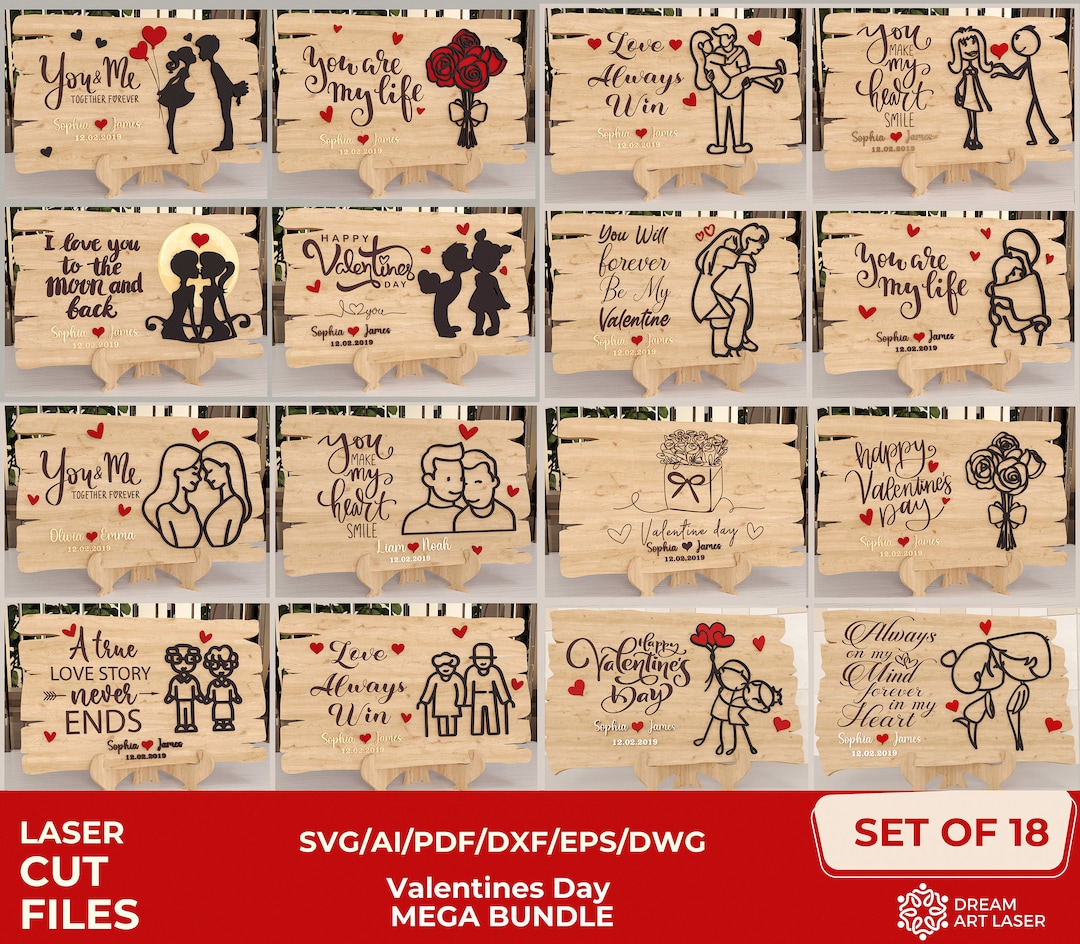 Personalized Couple Sign Laser Cut, Couple Laser Cut File, Valentines ...