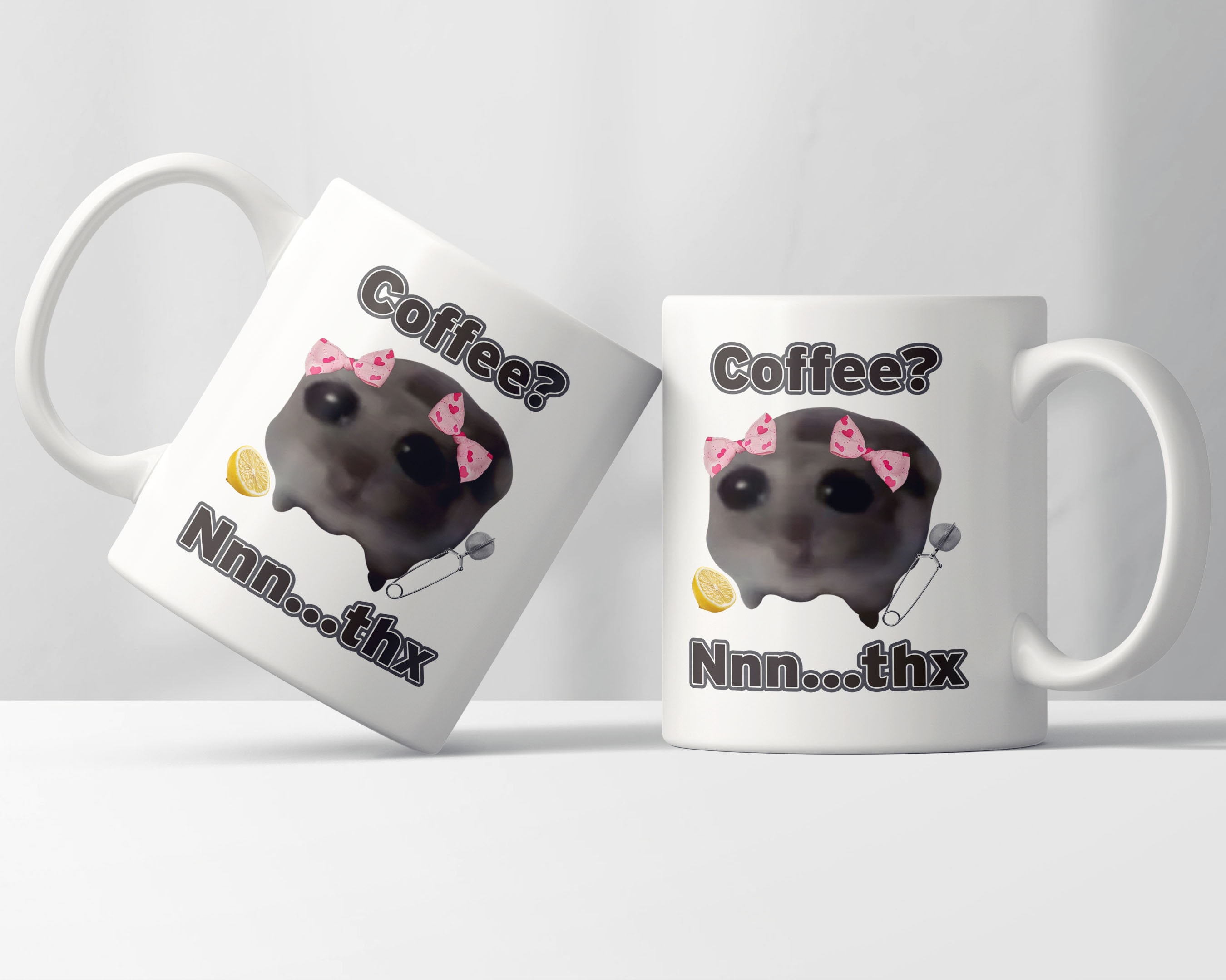 Sad Hamster Mug Viral Tiktok Trend, Emotional Coffee Cup, Cute Animal ...