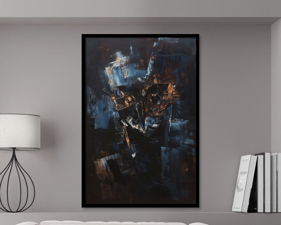 Printable Abstract Animalia - Owl - Digital Art Wall Decor, Animal ...