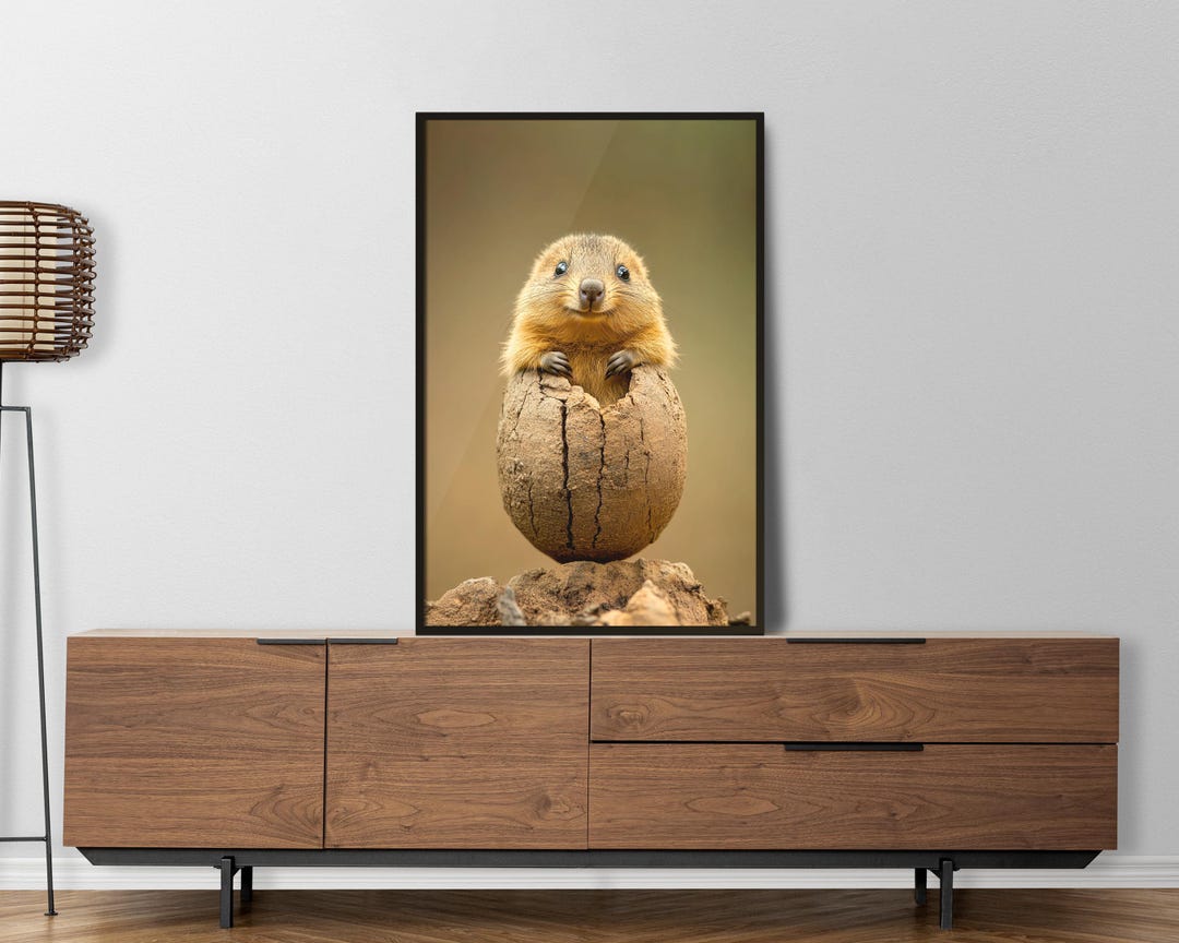 Quokka Wall Art Print, Australian Animal Poster, Cute Wildlife Decor ...