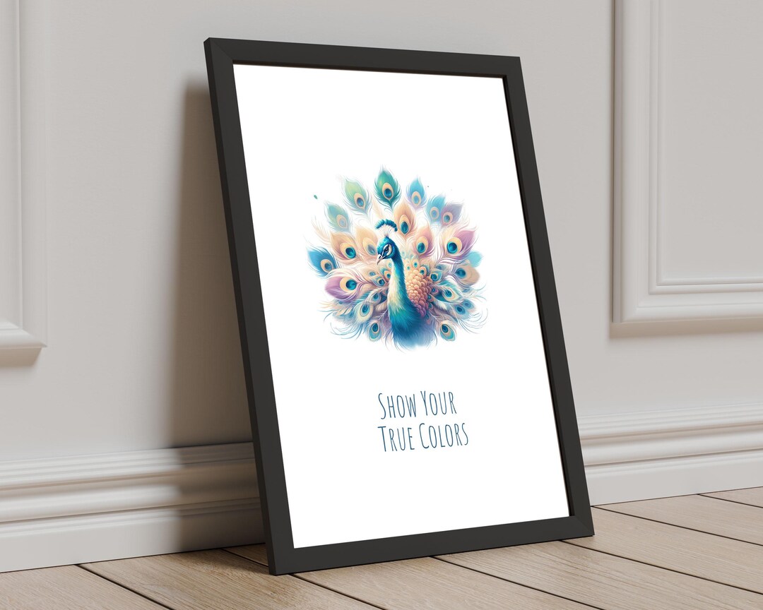 Show Your True Colors Fine Art Print – Colorful Animal Wall Art ...