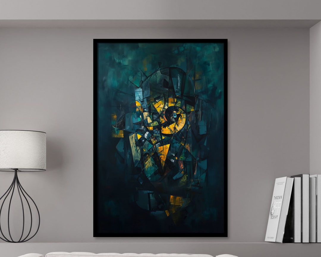 Printable Abstract Animalia - Canary - Digital Art Wall Decor, Animal ...