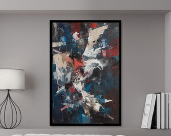 Printable Abstract Animalia Elephant Digital Art Wall Decor, Animal ...