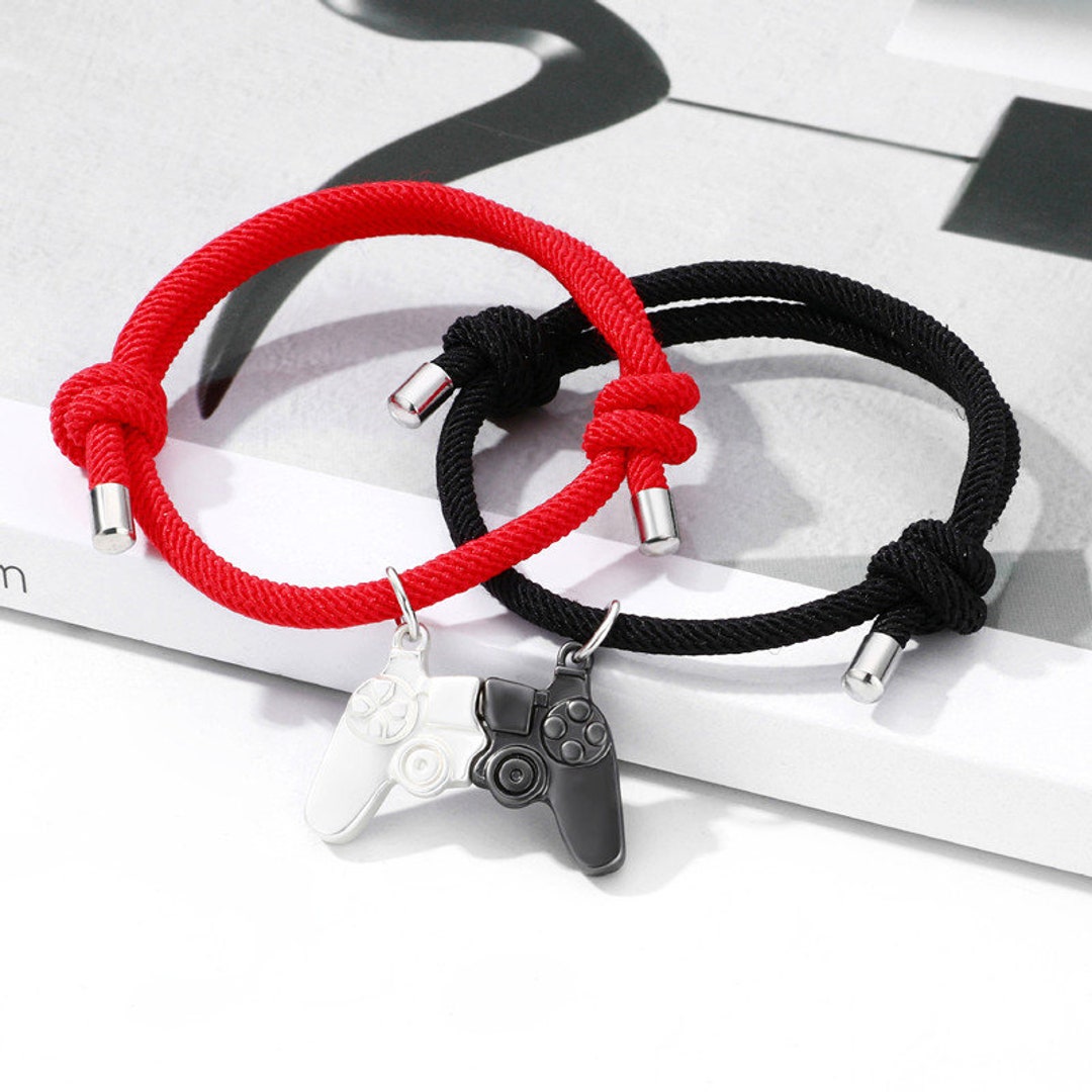 Couples Gamer Bracelet/y2k Gamer Bracelet/him and Her Magnetic - Etsy