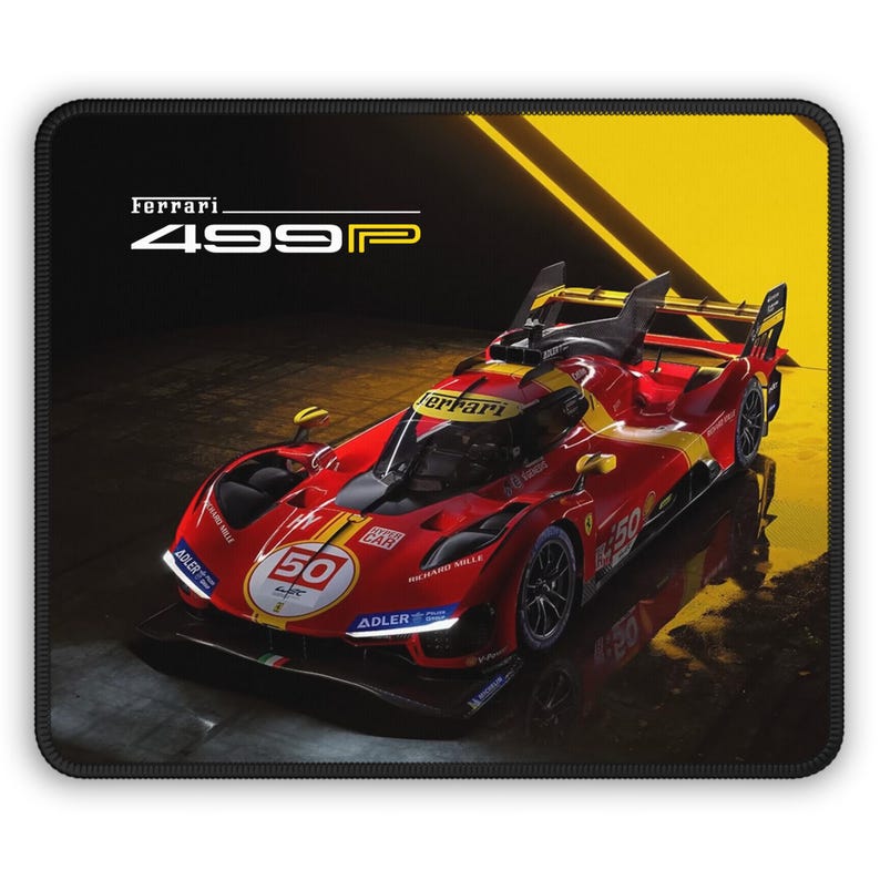 Ferrari 499P - 24 Hours of Le Mans Winner - Hypercar Racing Mouse Pad ...