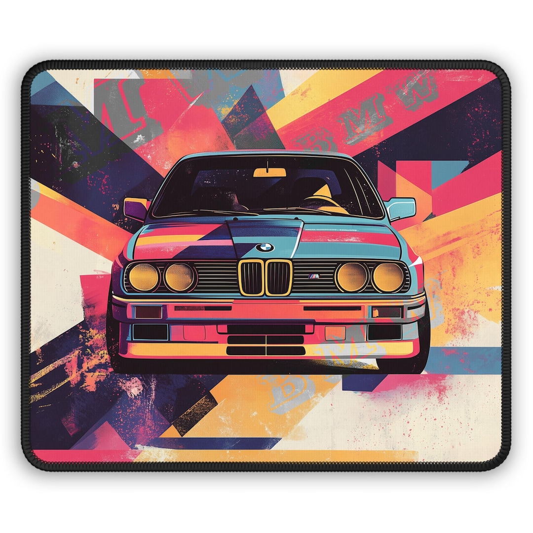 BMW Retro Art 'the First M3' Car Lover Gift Gaming Mouse Pad 9x7 - Etsy