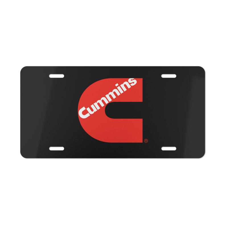 Custom Cummins Diesel Vanity Plate - 100% Aluminum License Plate - Pre ...