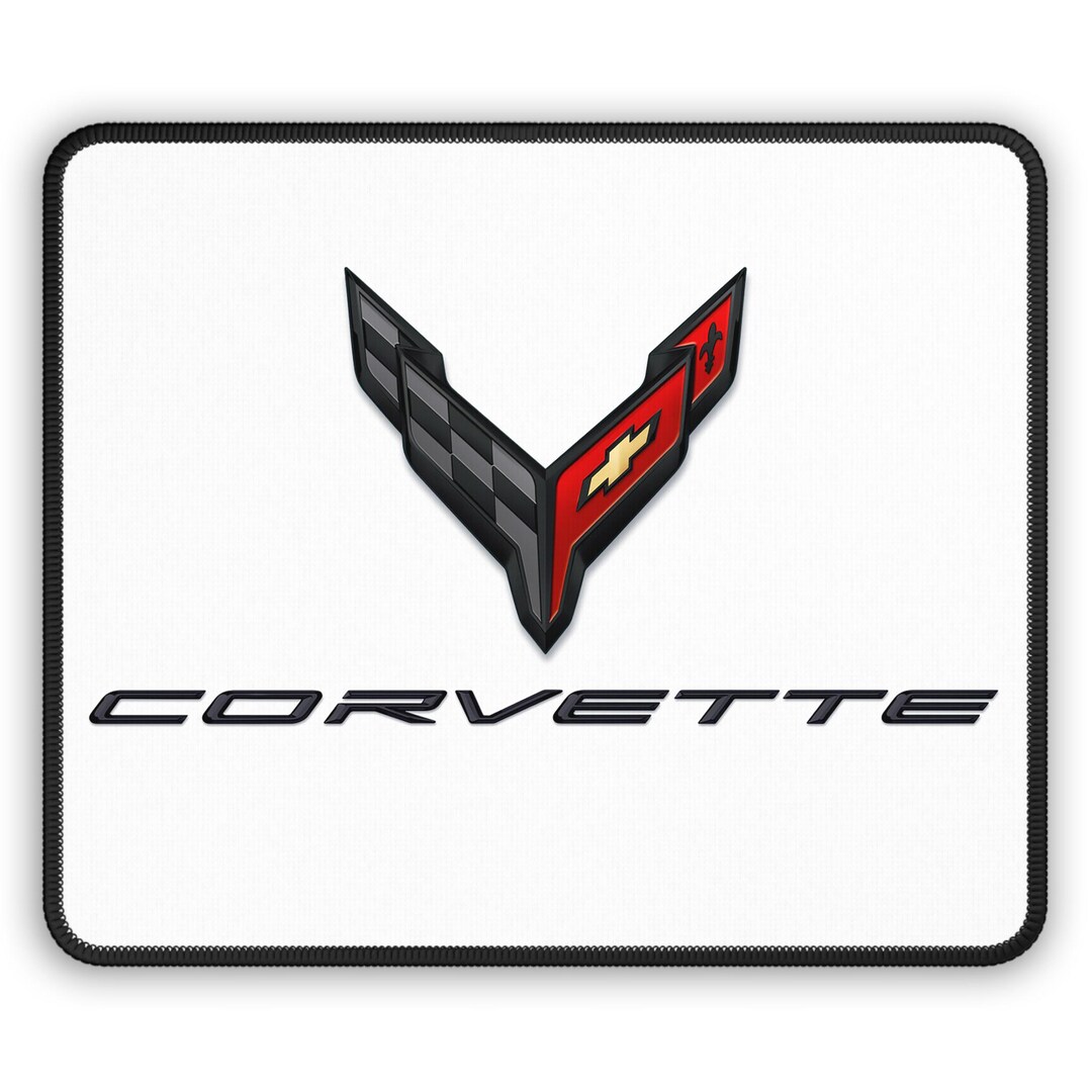 Corvette C8 Racing Flag-inspired Carbon Style Mouse Pad | Premium ...