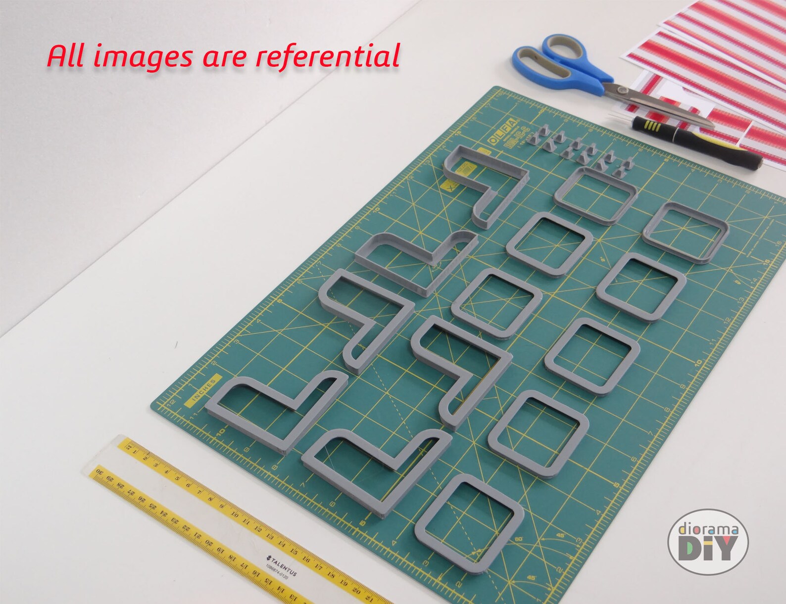 DIY Printable Diorama Dollhouse Sofa and Armchairs 1:12 Instant ...