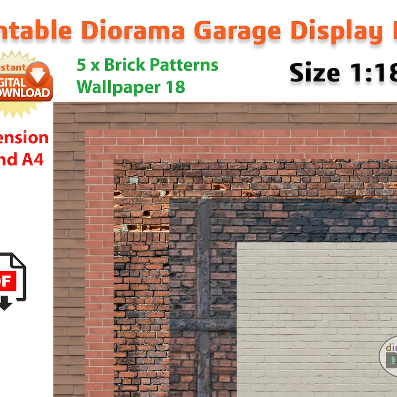 1/18 Building Diorama - Etsy UK