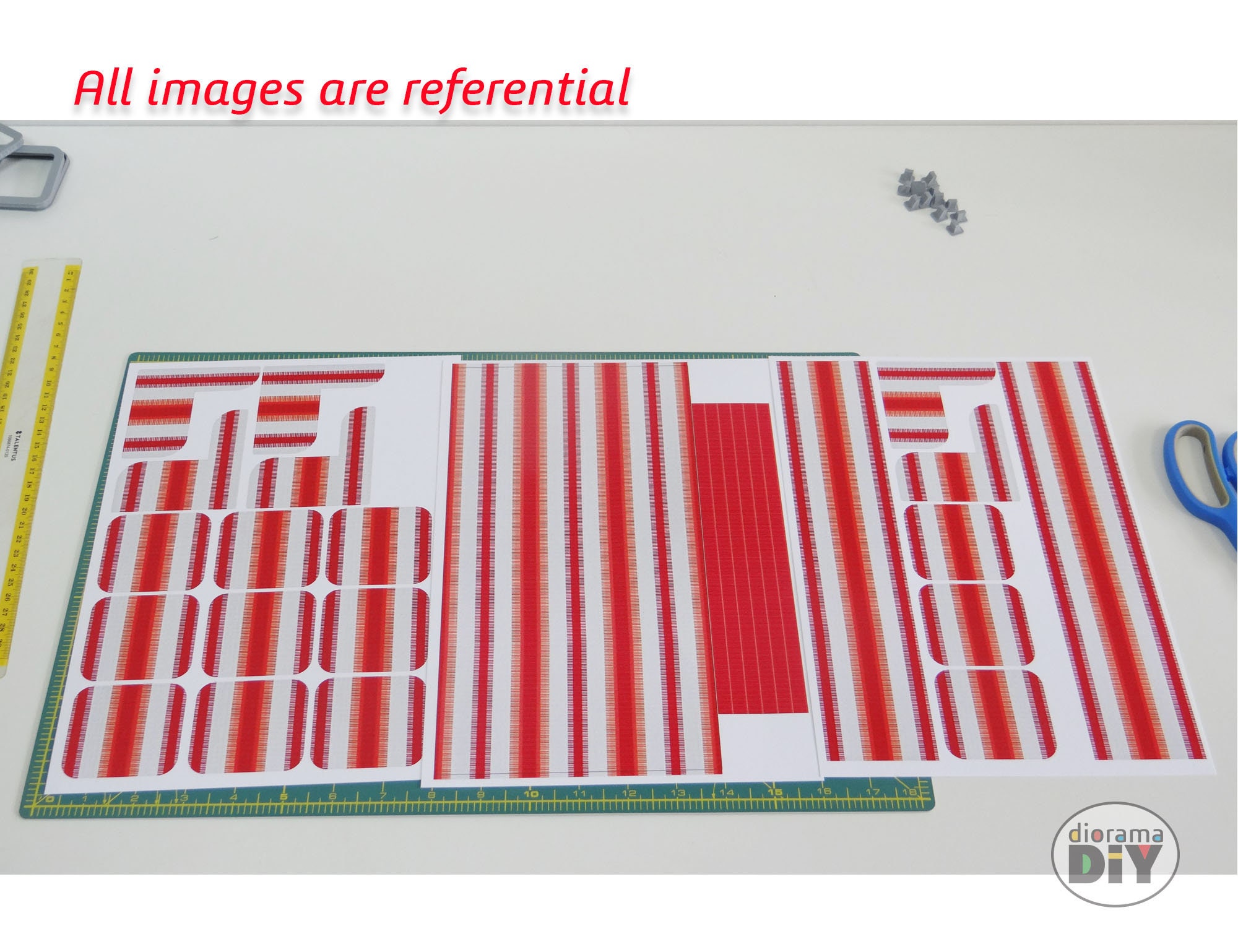 DIY Printable Diorama Dollhouse Sofa and Armchairs 1:12 Instant ...