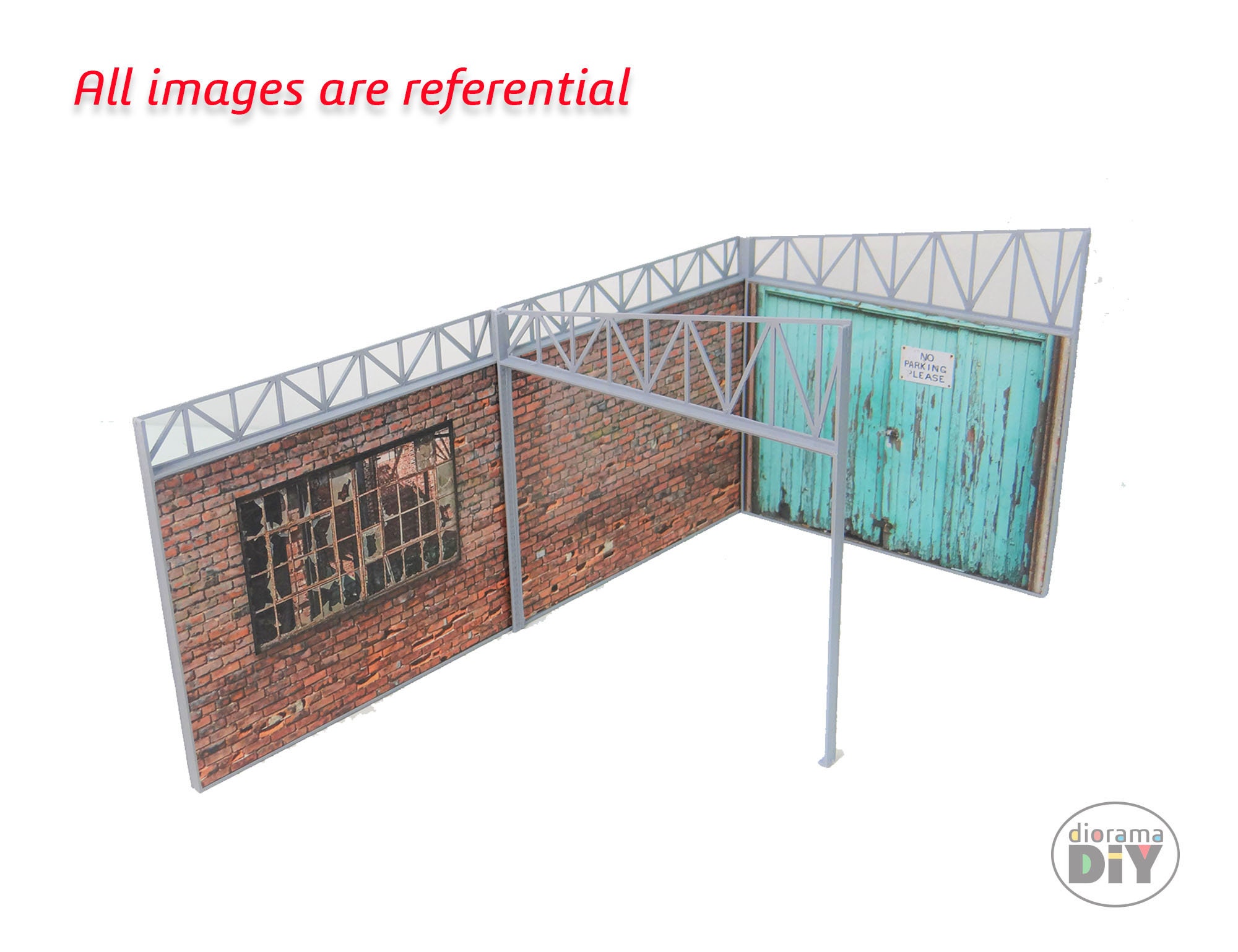 DIY Printable Diorama Garage Shed 1:18 Instant Download Pdf, Stl Files ...