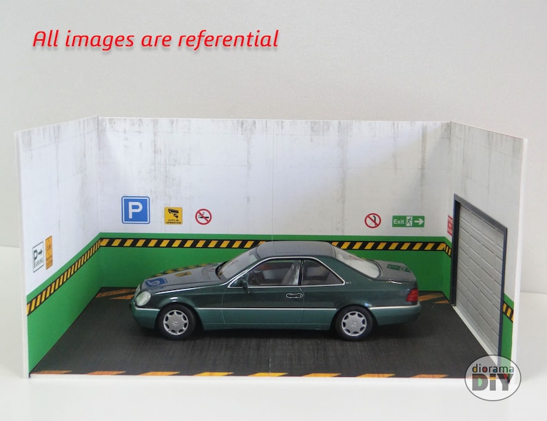 DIY Printable Underground Garage Diorama – 1:18 Scale PDF & STL Files ...