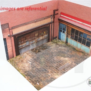 Garage Shop Display Diorama – A4 Printable Sheets | 1:24 Scale PDF ...