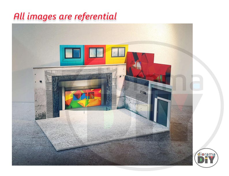 DIY Modern Street Diorama – 1:24 Scale Printable | Digital Download - Etsy