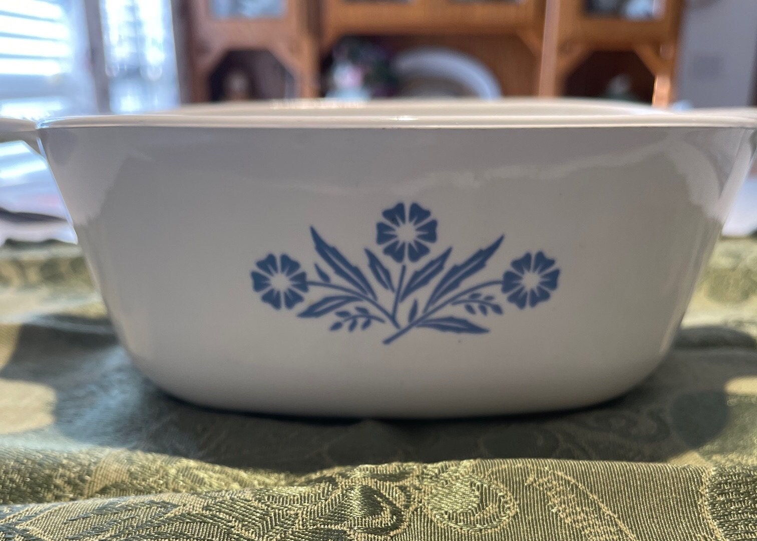 Vintage Corning Ware Blue Cornflower Casserole: 1.5 QT Pyroceram, USA ...