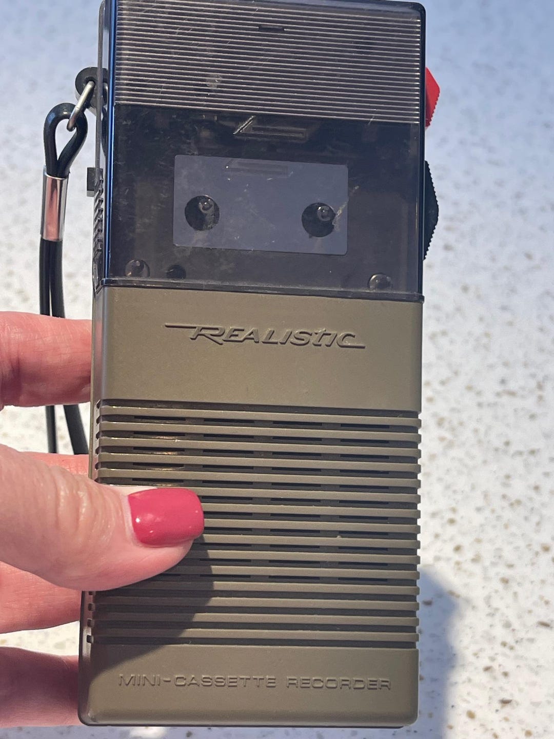 Vintage Realistic Mini-cassette Recorder Minisette Model No 14-1015A ...