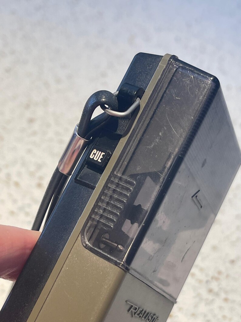 Vintage Realistic Mini-cassette Recorder Minisette Model No 14-1015A ...