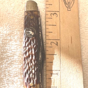 Vintage Kutmaster Utica NY 3-blade Pocket Knife: Bulldog & Shield ...