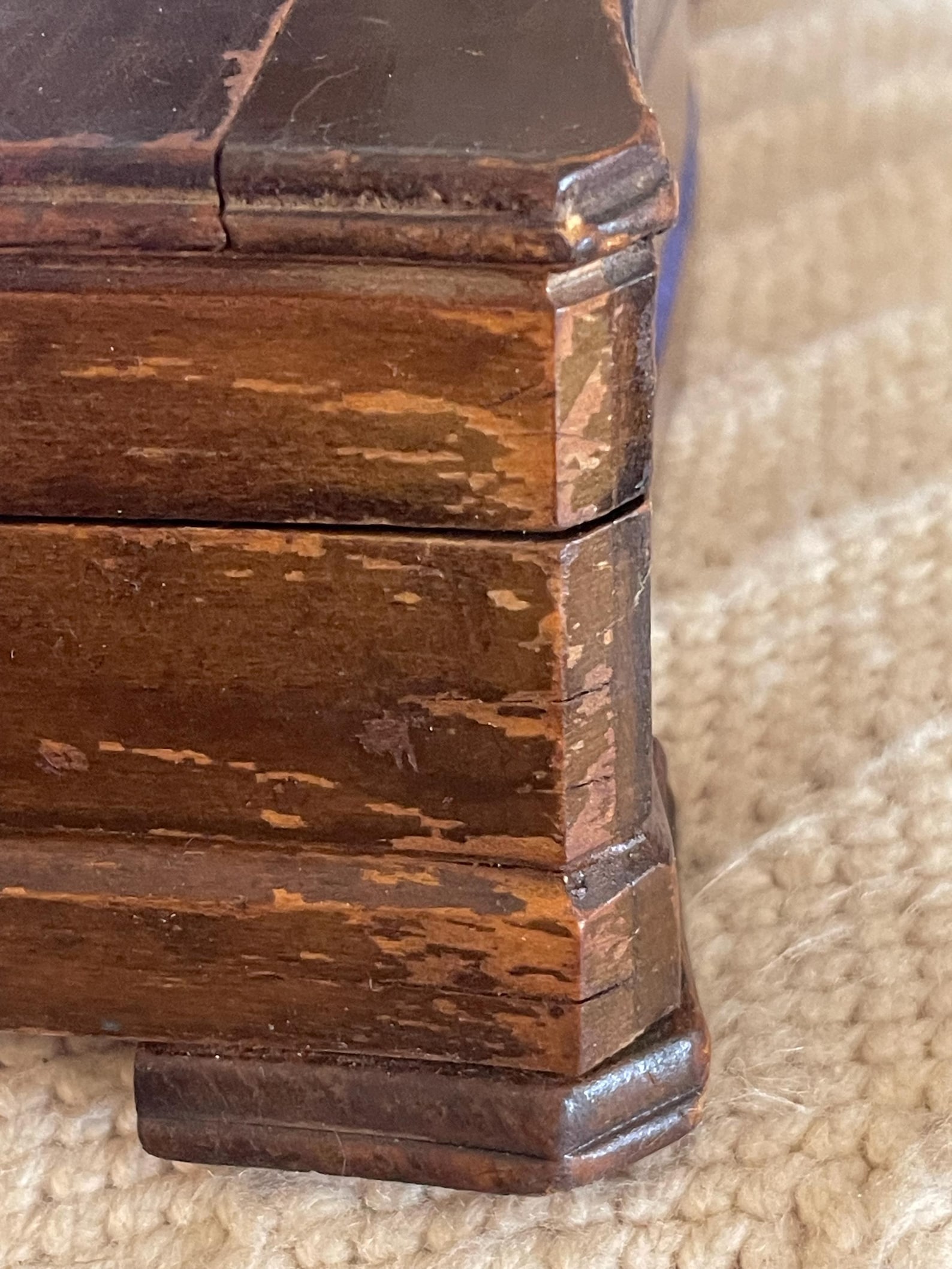 Vintage Wooden Silverware/flatware Storage Box/chest/cabinet Mid ...