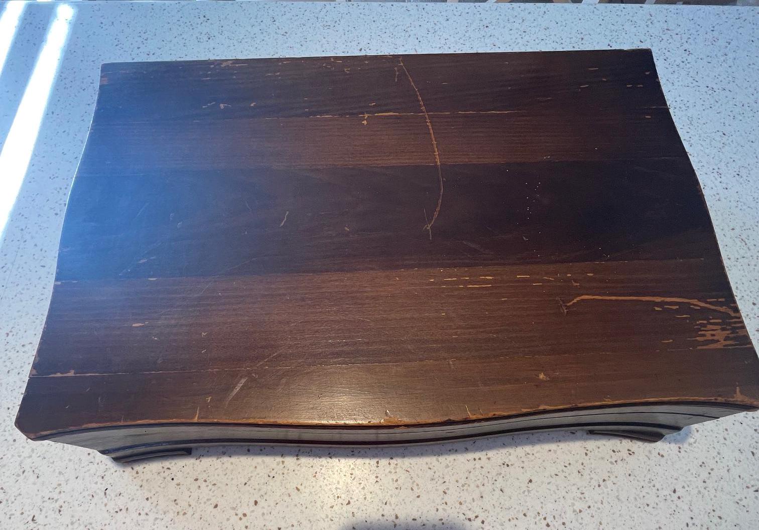 Vintage Wooden Silverware/flatware Storage Box/chest/cabinet Mid ...