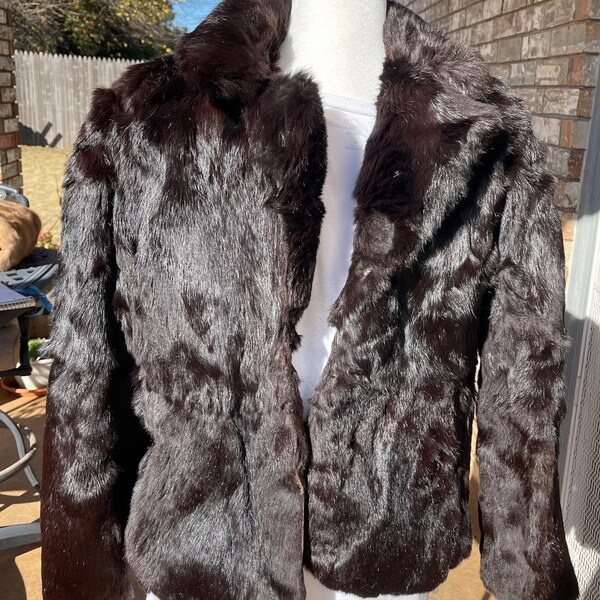 Vintage Fur Jacket - Etsy