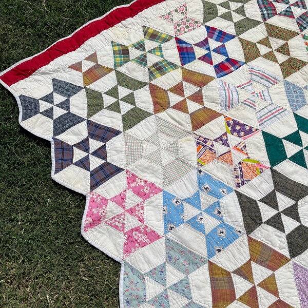 Hexagon Quilt - Etsy
