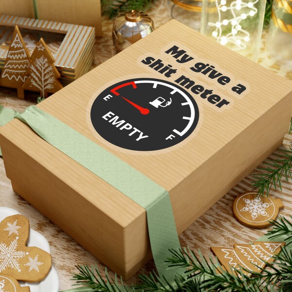 Give a Shit Meter - Etsy