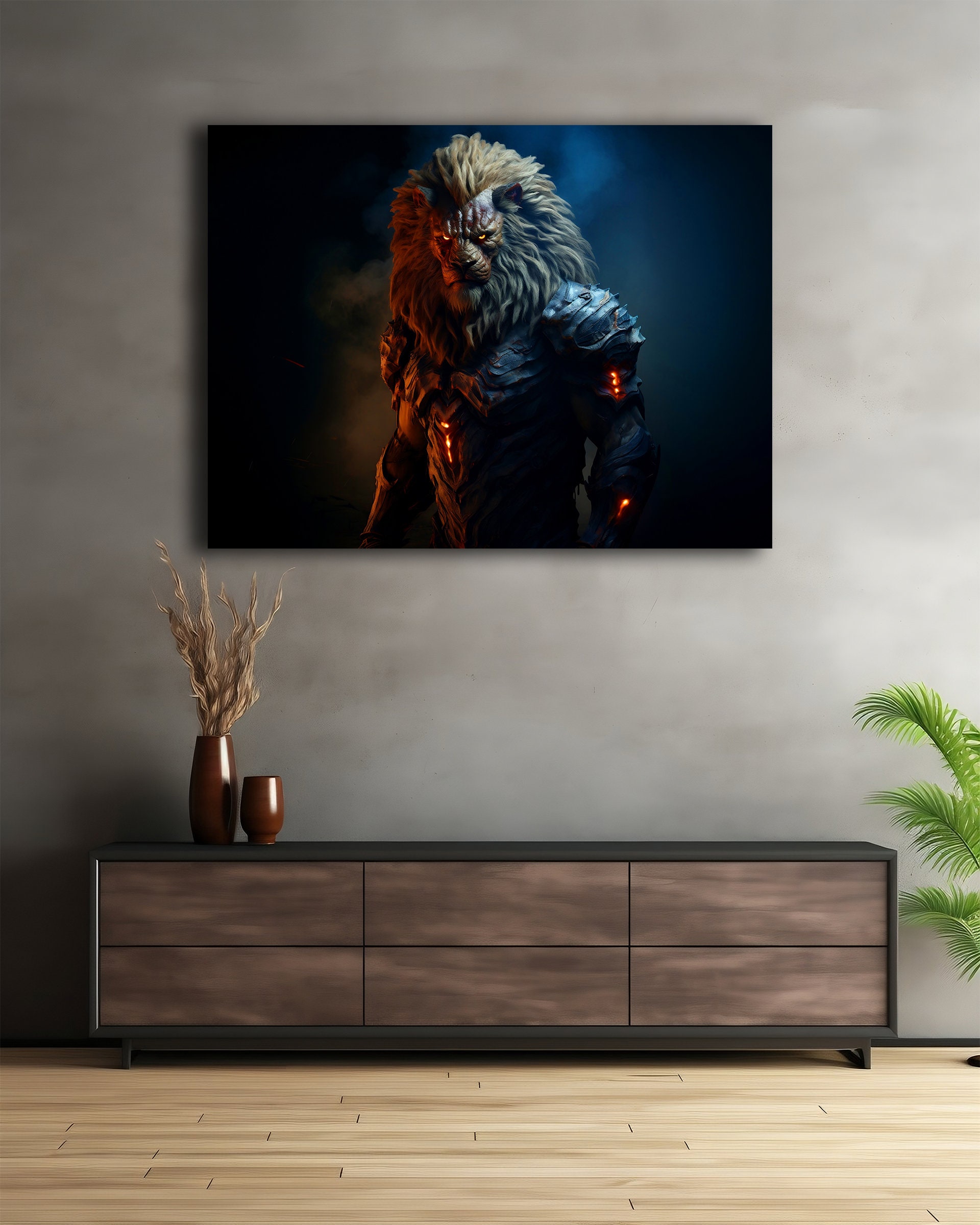 Leon Glass Poster Cinematic Vertical Horizontal - Etsy