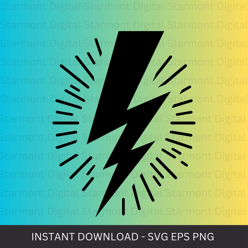 Lightning Svg Bundle, Lightning Bolt Svg, Flash Svg, Lightning Clipart ...