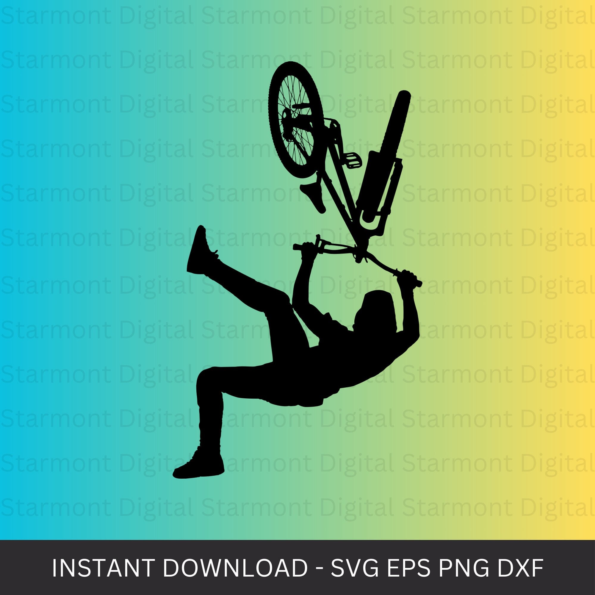 BMX SVG, Cut Files for Cricut, Clip Art Silhouette, Bmx Action SVG ...