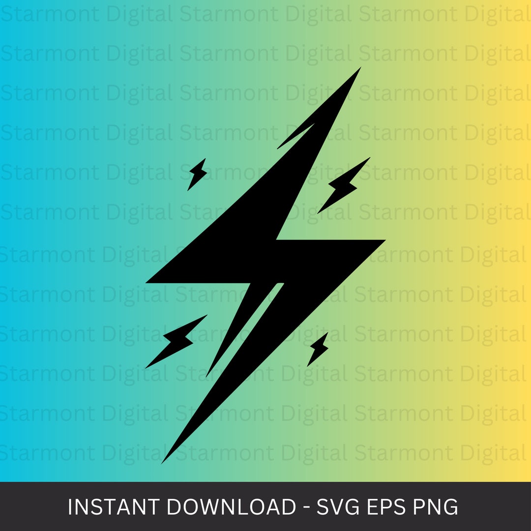 Lightning Svg Bundle, Lightning Bolt Svg, Flash Svg, Lightning Clipart ...