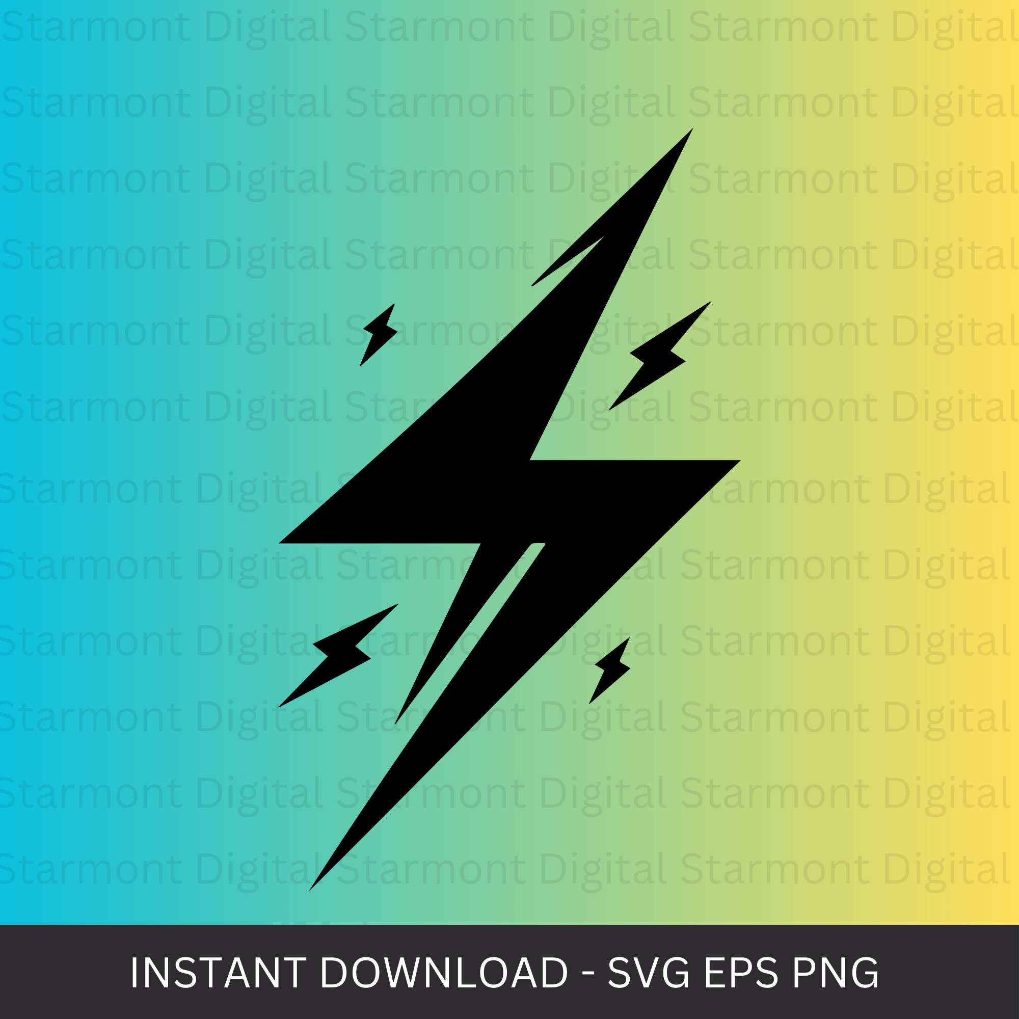 Lightning Svg Bundle, Lightning Bolt Svg, Flash Svg, Lightning Clipart ...