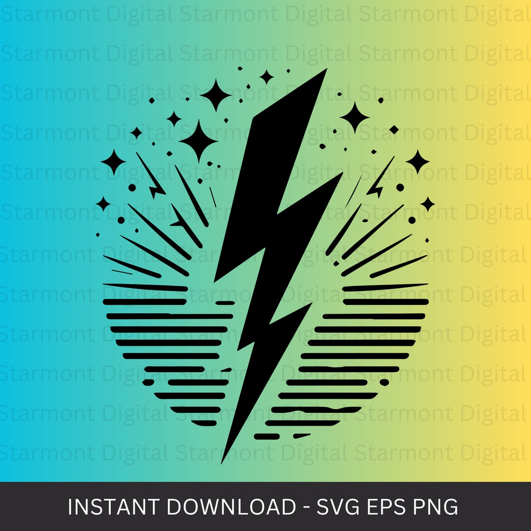Lightning Svg Bundle, Lightning Bolt Svg, Flash Svg, Lightning Clipart ...