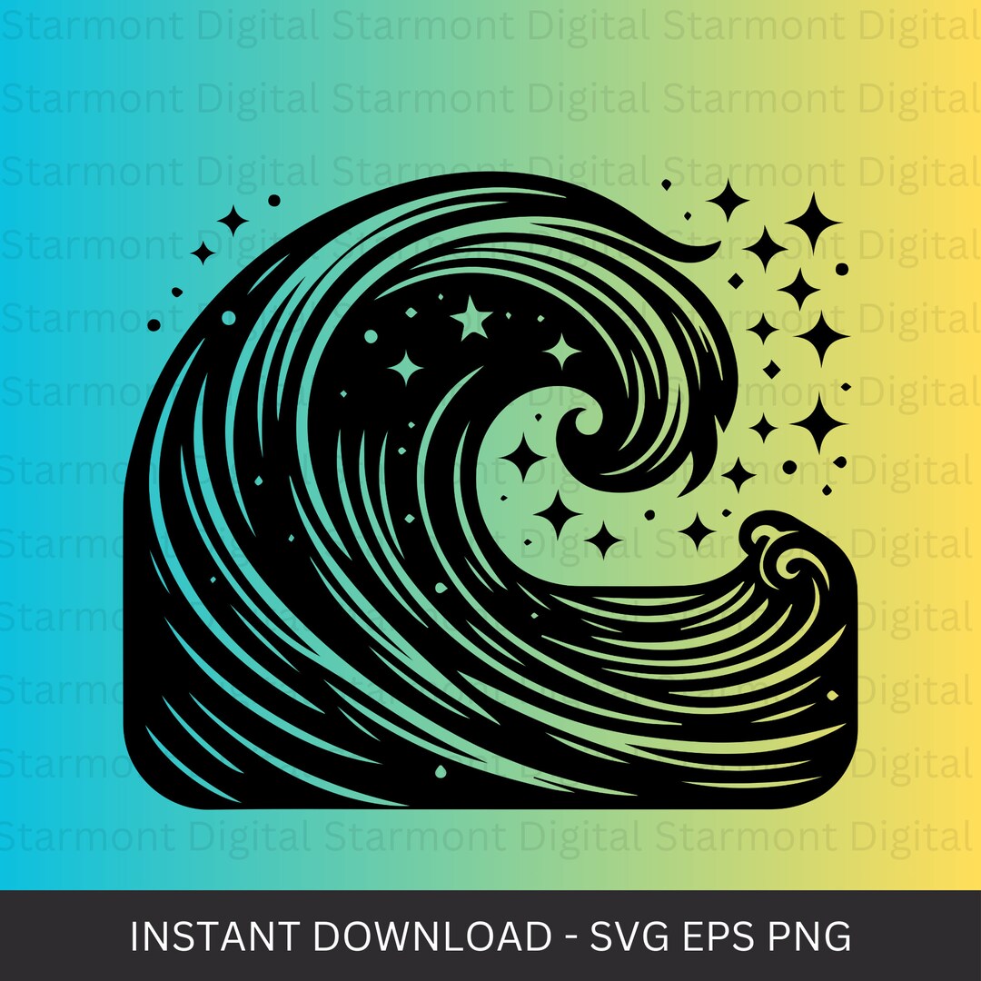 WAVE SVG, Wave Bundle Svg, Wave Cut Files, Wave Clipart, Wave Cricut, Ocean Waves ,svg File for ...