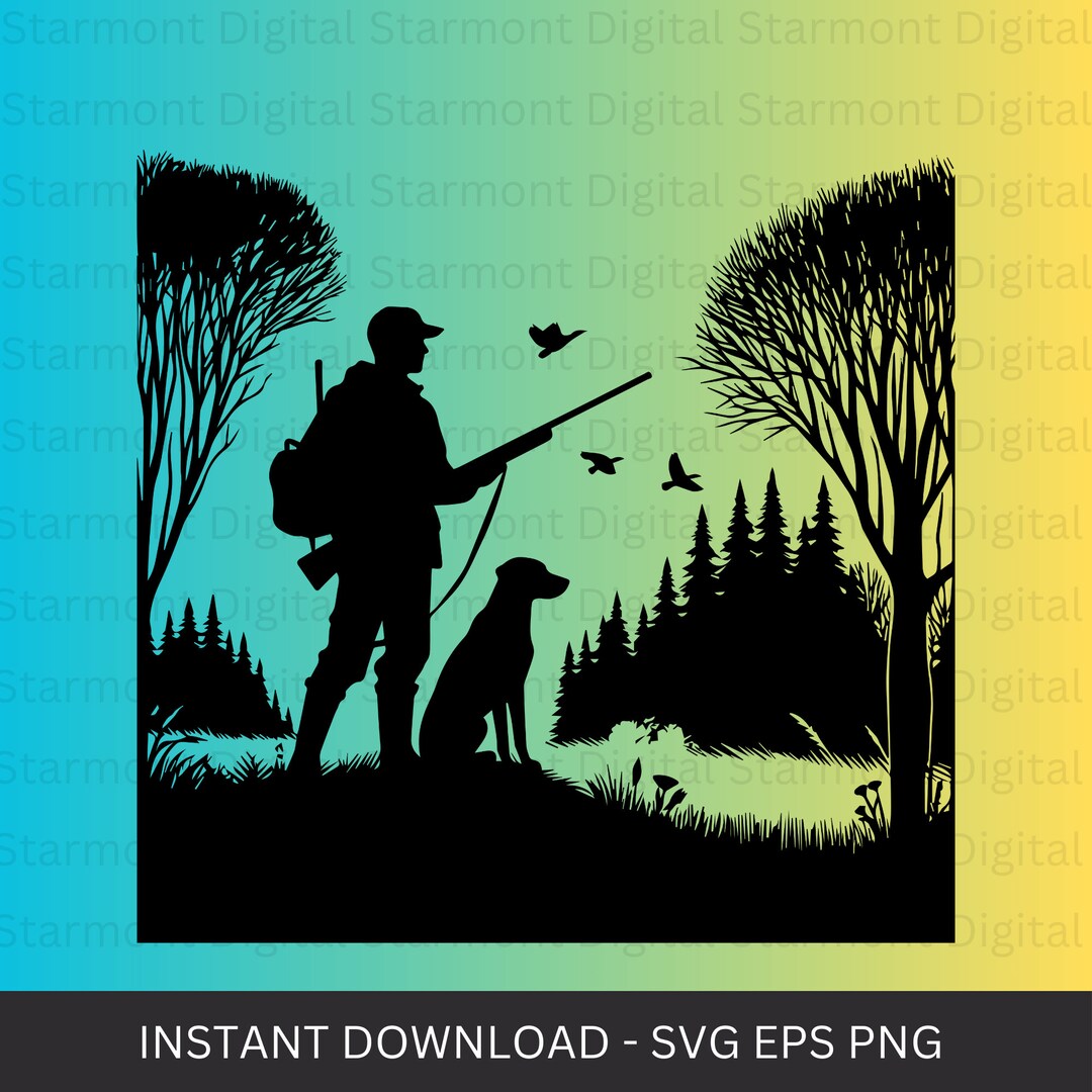 HUNTING SVG Bundle, Hunter Svg, Deer Hunting Svg, Hunting Clipart ...