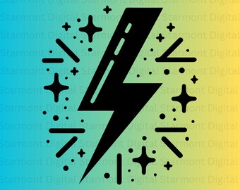 Lightning Svg Bundle, Lightning Bolt Svg, Flash Svg, Lightning Clipart ...